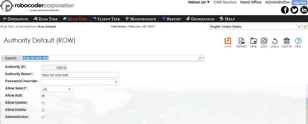 Data-Entry-Management - Rintagi User Guide